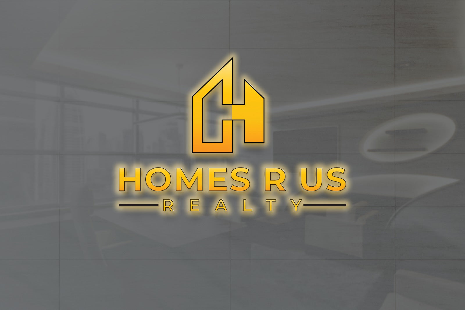 Metal Backlit Sign - Homes R Us Realty – Signcraftz